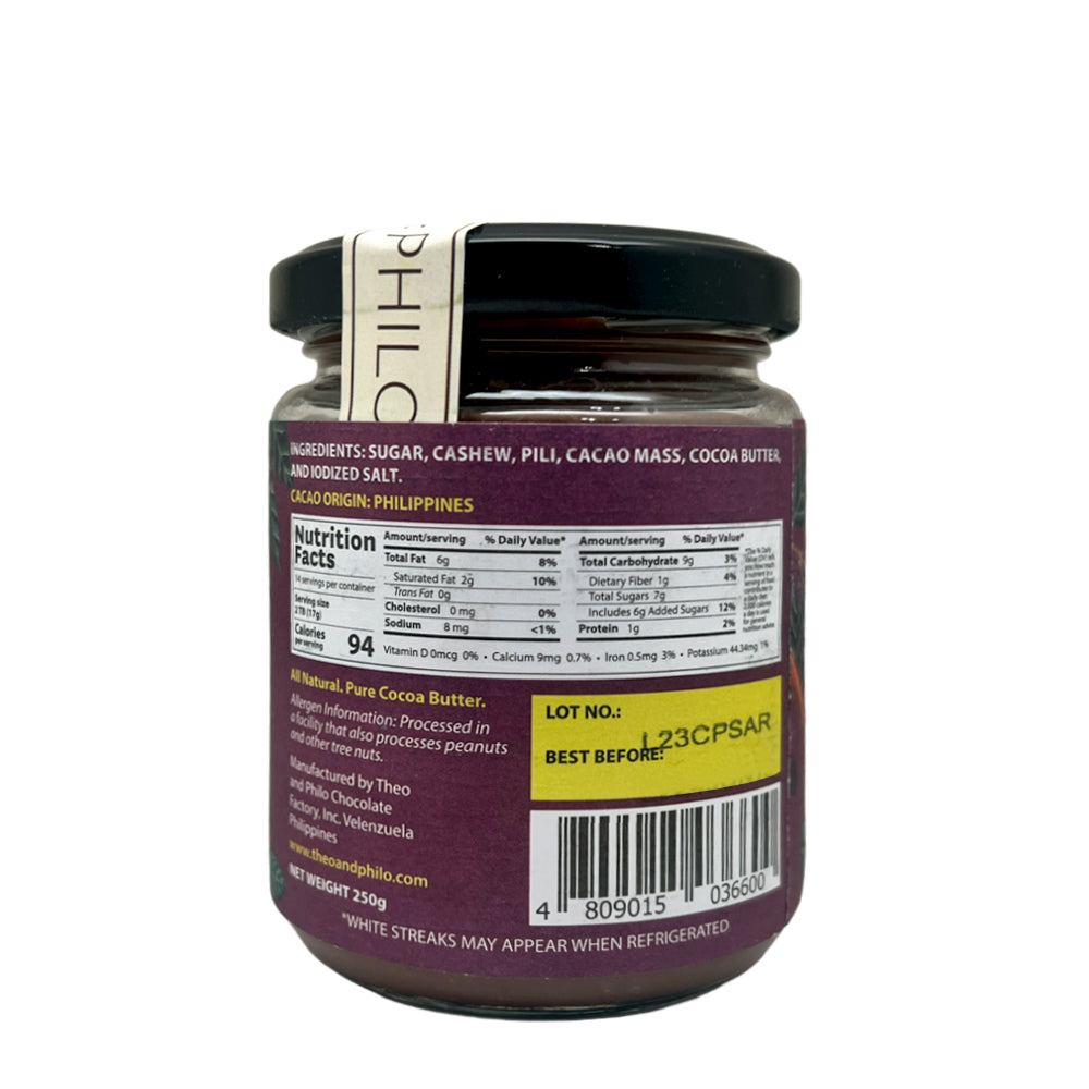 Theo Philo Cashew & Pili Choco Spread – ECHOstore - Sustainable Lifestyle