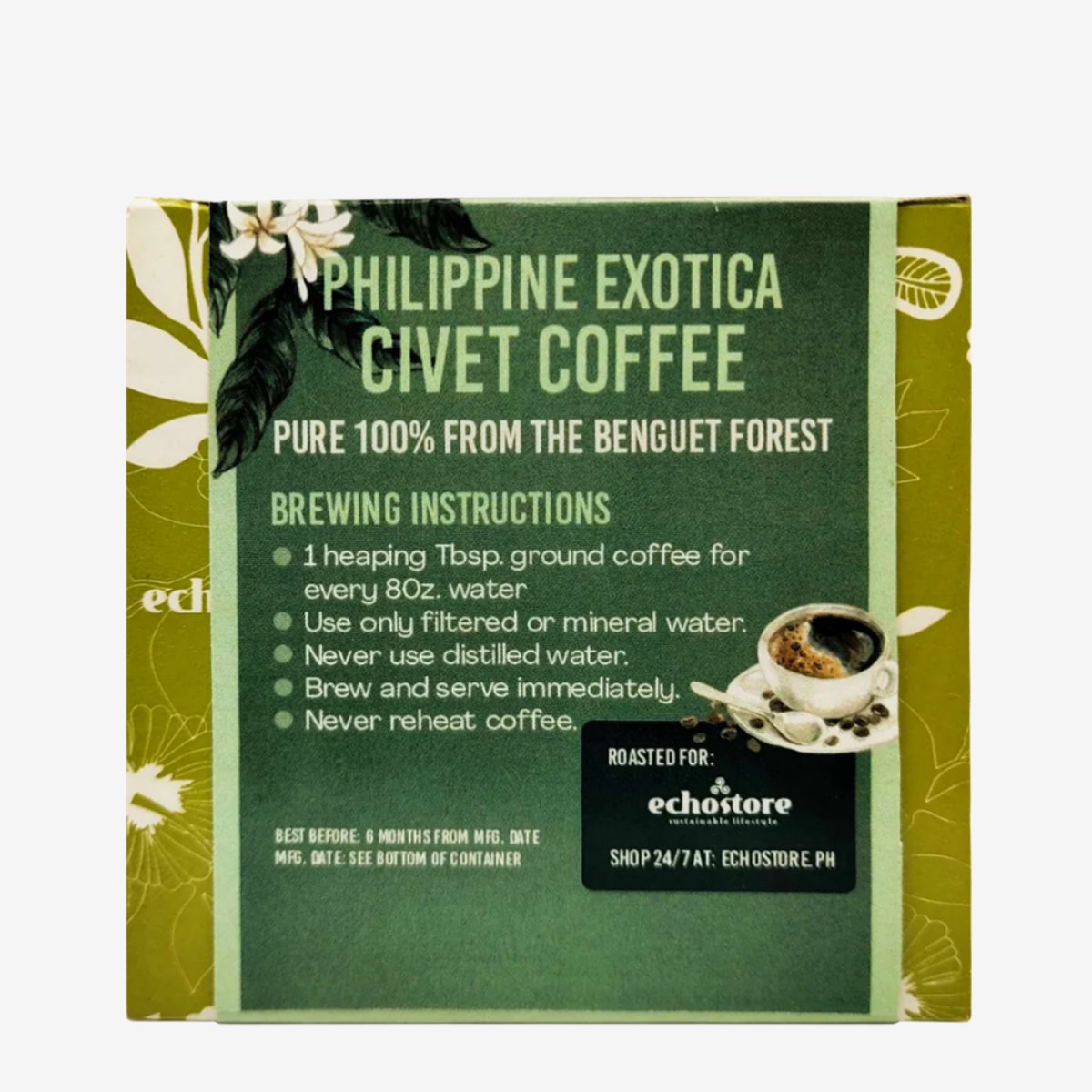 Philippine Civet Coffee 100g Arabica – ECHOstore - Sustainable Lifestyle
