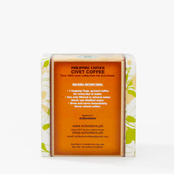 Philippine Civet Coffee 100g – ECHOstore - Sustainable Lifestyle